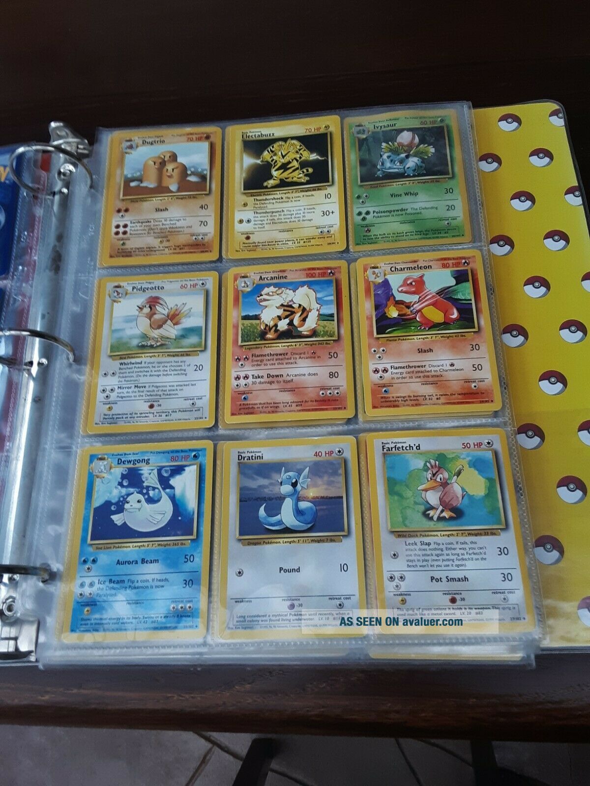 Nearly Complete Base Set Pokemon Cards Charzard LP, Most Of The Rare ...