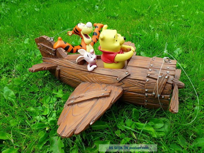 Extremely Rare Walt Disney Winnie The Pooh Flying Airplane Figurine ...