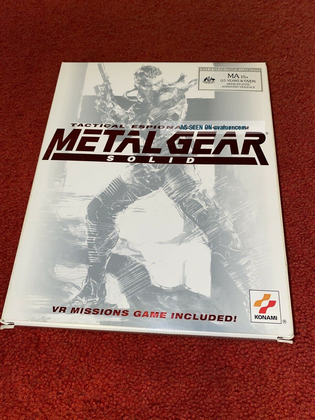 Metal Gear Solid PC Rare Big Box Edition Also Includes Metal Gear Solid ...
