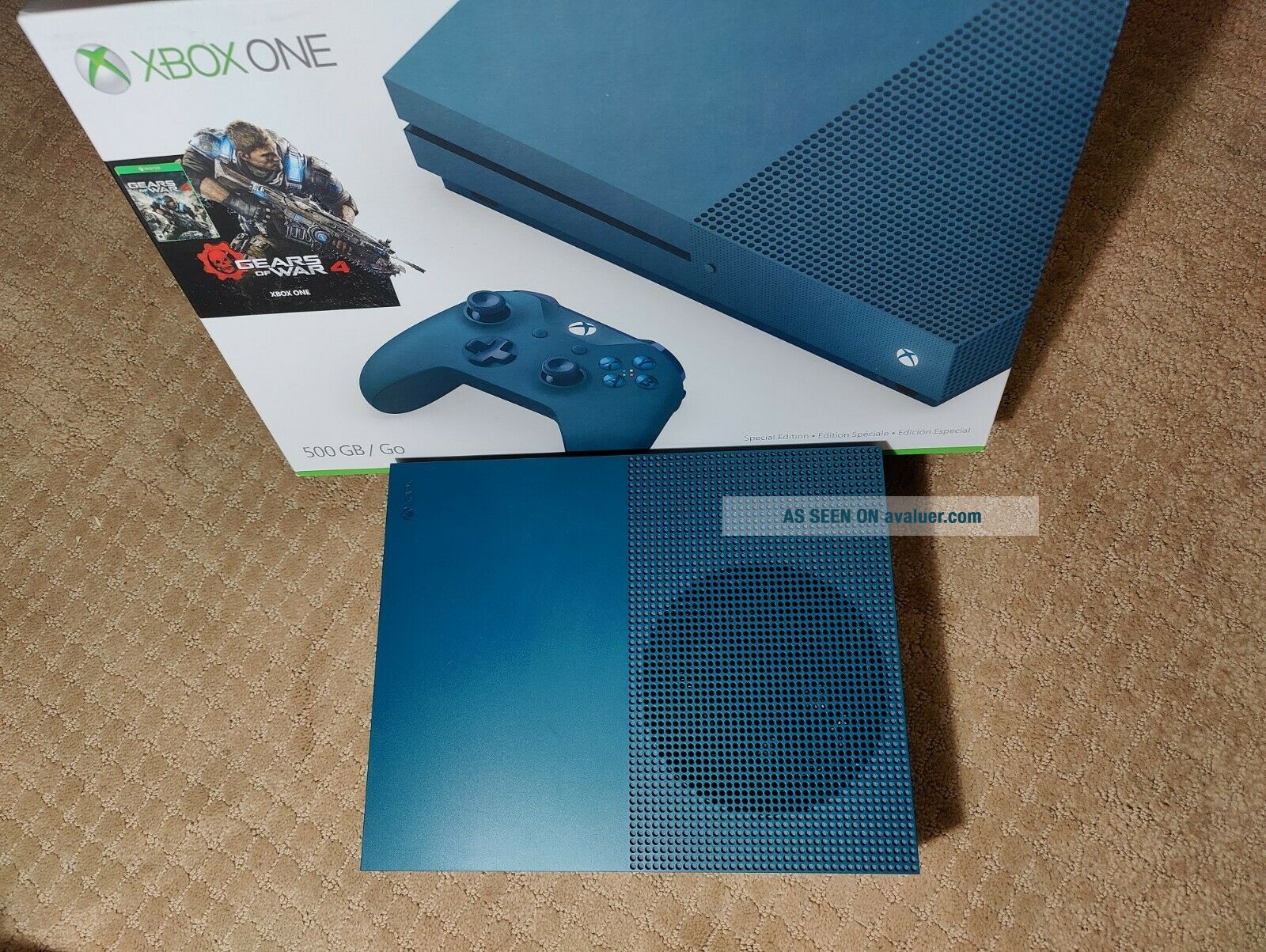 Microsoft Xbox One S In Rare Deep Blue Console Special Edition | #58455887