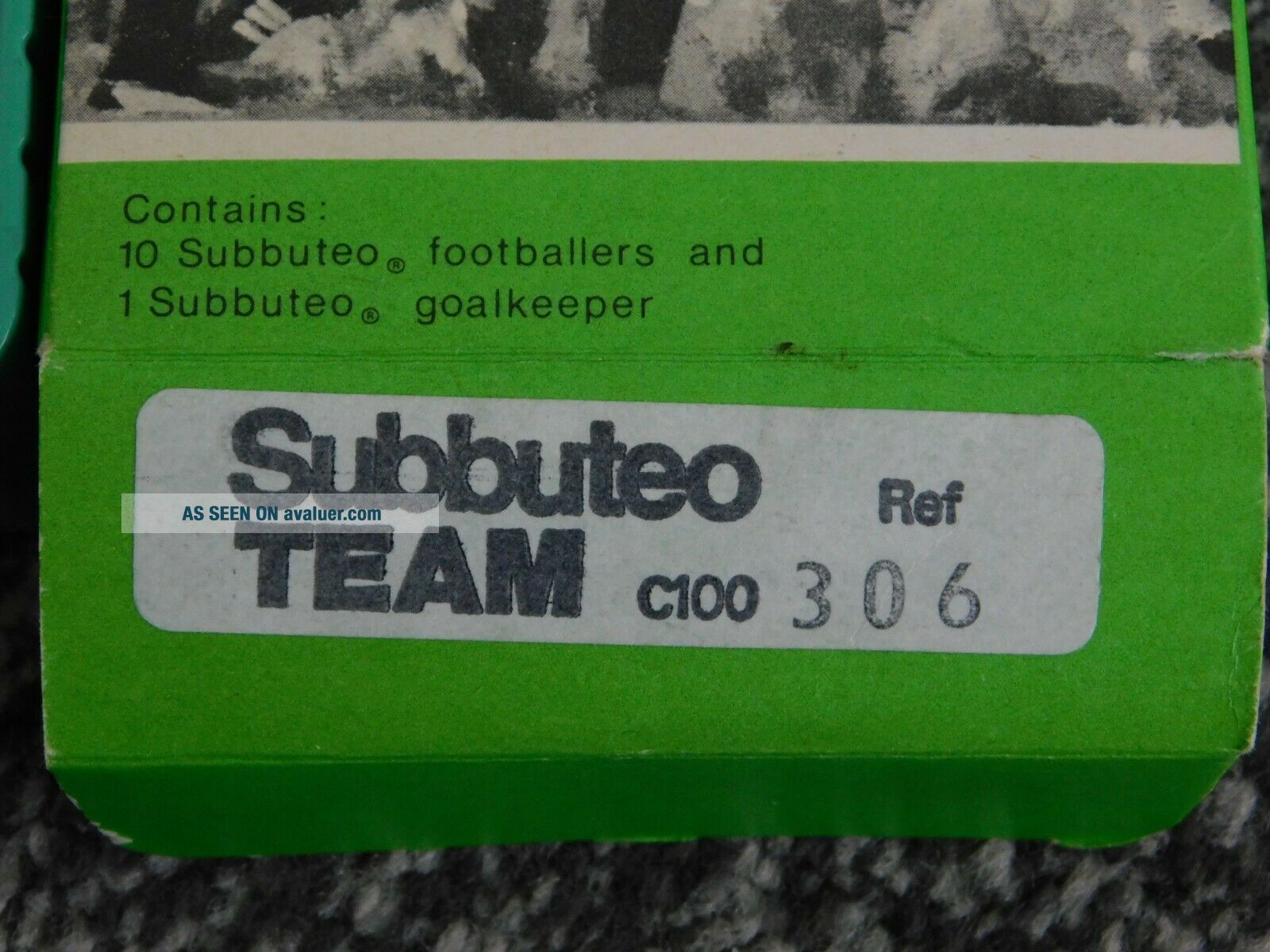 VINTAGE 1970s SUBBUTEO CLASSIC RARE ZOMBIE TEAM PARIS FC 306 | #58444520