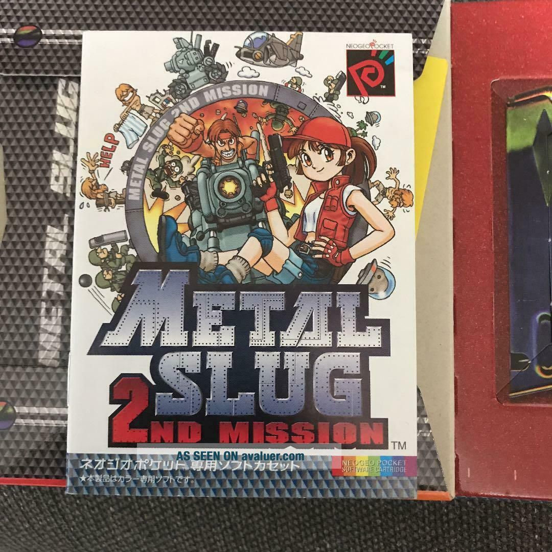 Rare/ SNK Metal Slug Second Mission NGPC Neo Geo Pocket Color W ...