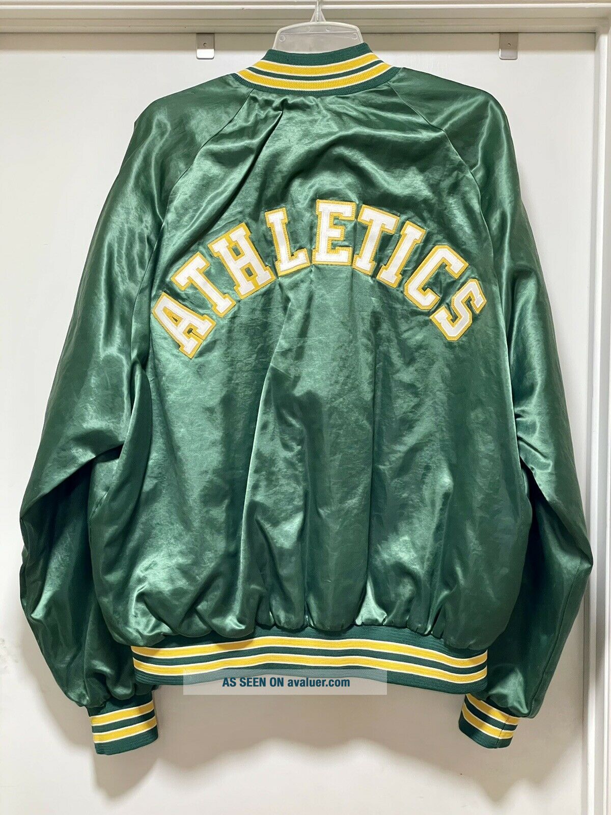 RARE Vintage Oakland Athletics A’s Chalk Line Satin Jacket Size XL ...