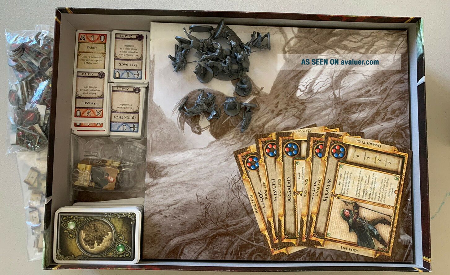 Middle - Earth Quest Board Game Fantasy Flight Rare 2009 Lord Of The ...