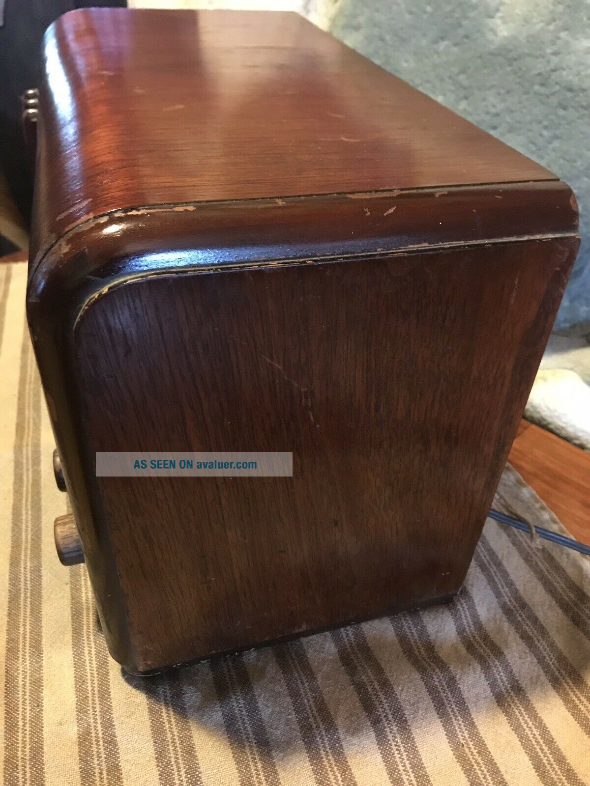 RARE 1938 VINTAGE FIRESTONE AIR CHIEF WOOD TUBE RADIO PARTS/REPAIR ...