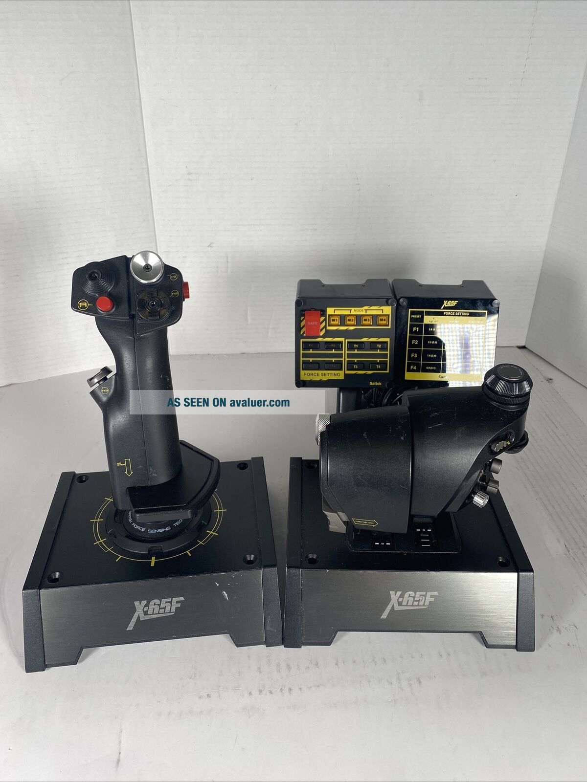 Rare Saitek Pro Flight X - 65F Force Sensing HOTAS For Flight & Space ...