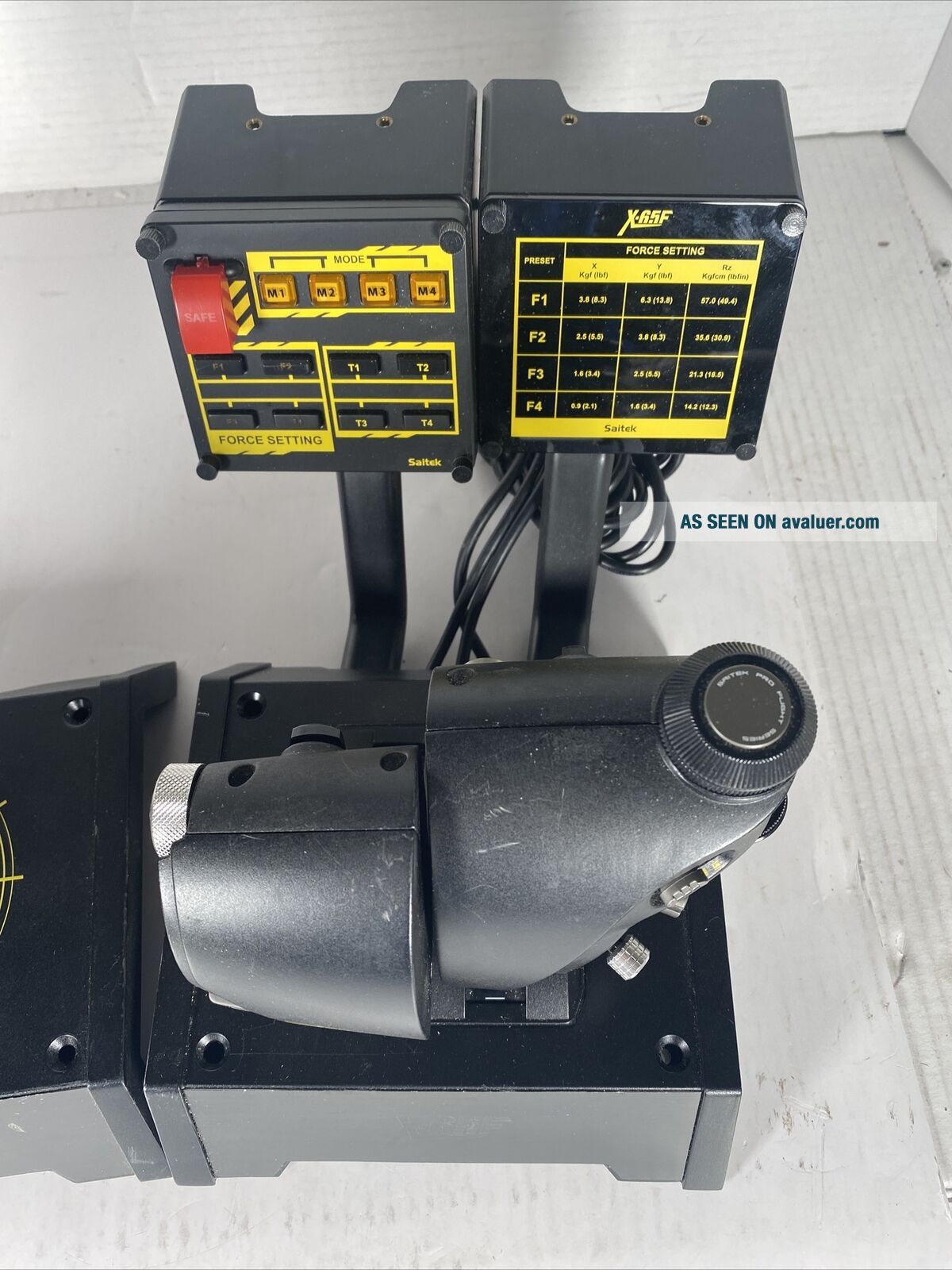 Rare Saitek Pro Flight X - 65F Force Sensing HOTAS For Flight & Space ...