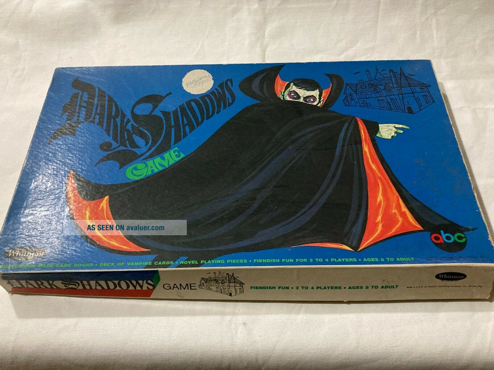 1968 DARK SHADOWS Classic TV Show BOARD GAME By Whitman - RARE Find ...