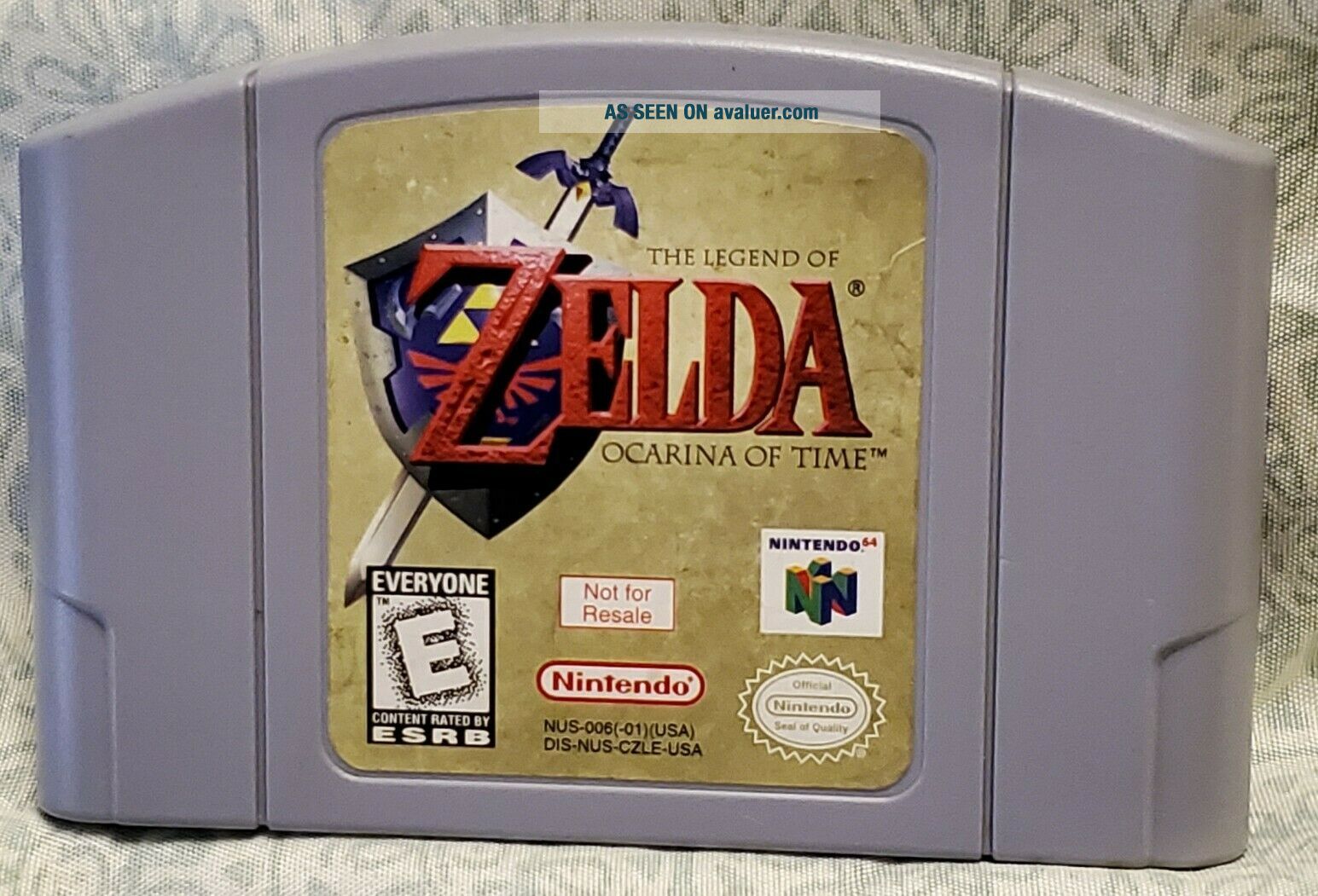 Very Rare Nintendo N64 Game; The Legend Of ZELDA Ocarina Of Time; Not ...