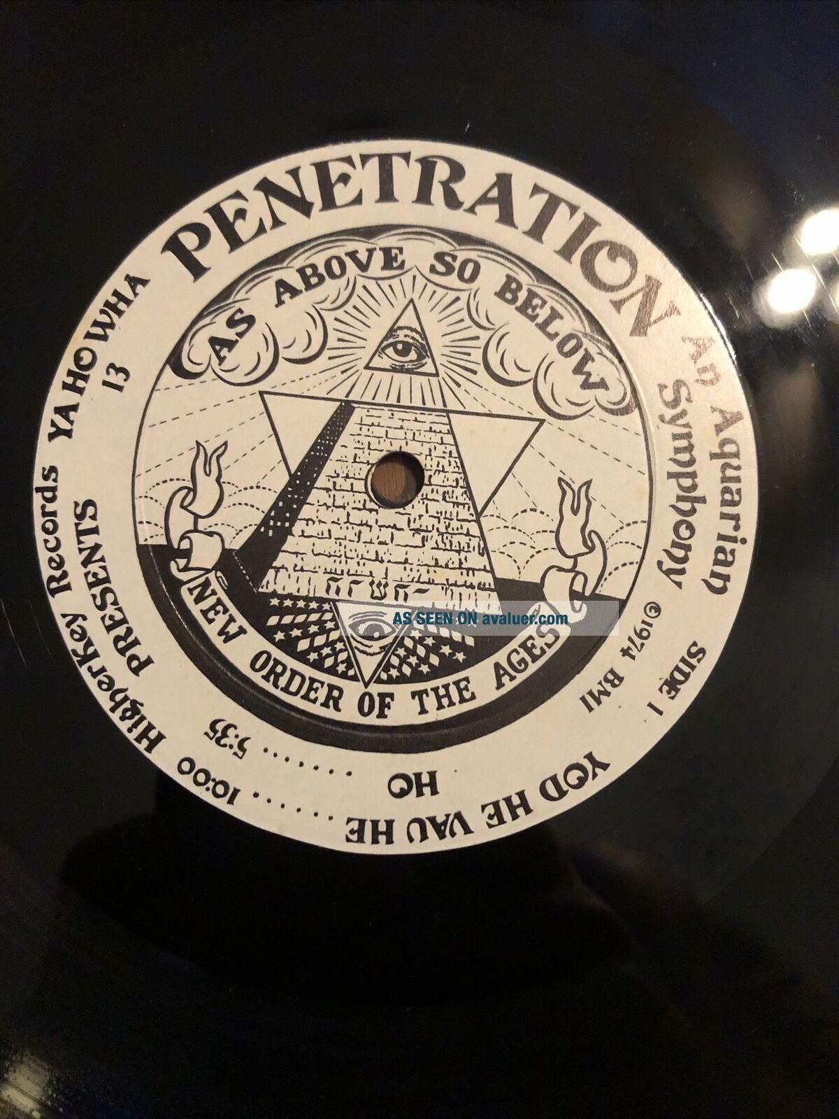YA HO WA 13 PENETRATION AN AQUARIAN SYMPHONY LP Rare Orig. Heavy Psych ...