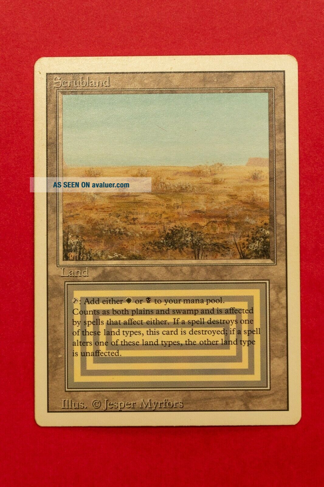 MTG Scrubland - Revised Edition - Dual Land | #58584212