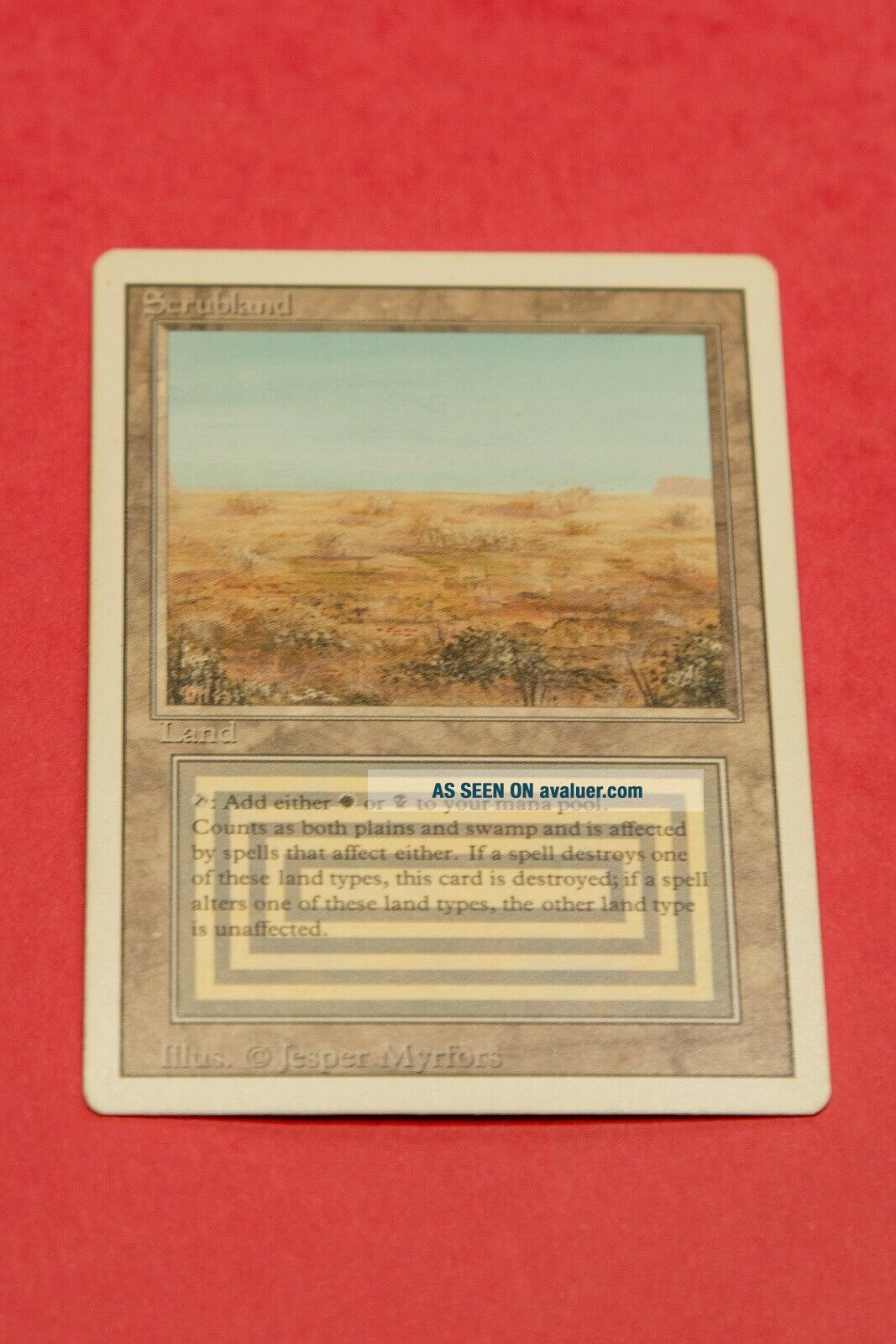 MTG Scrubland - Revised Edition - Dual Land | #58584212