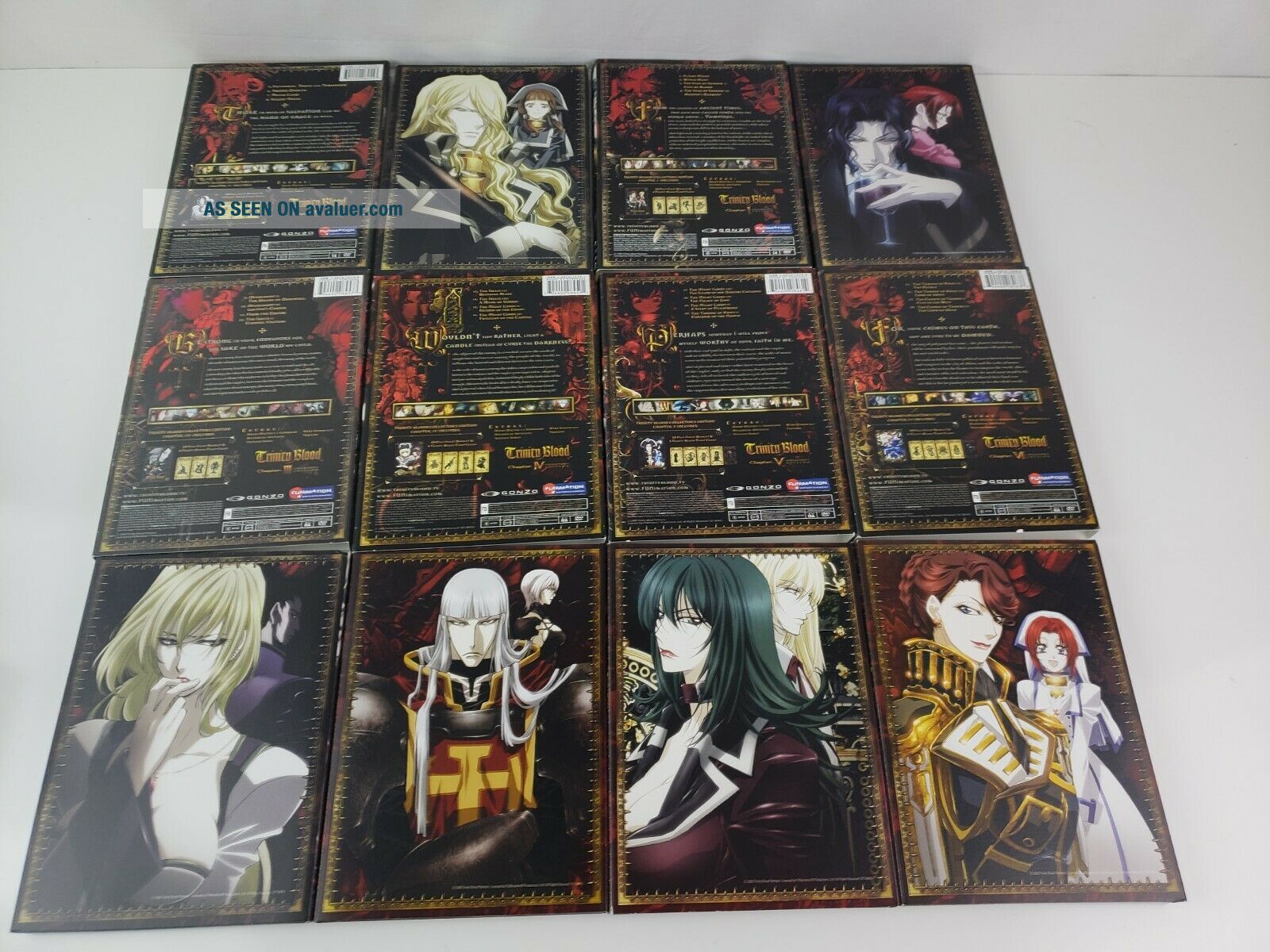 Rare Trinity Blood Anime DVD BOX SET - Complete W/ Cards Sleeves Opens ...