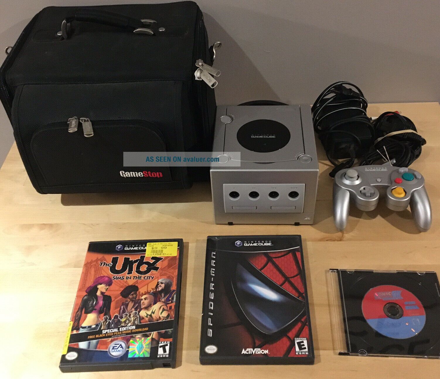 Nintendo GameCube Platinum Controller Sims Spiderman Sonic Rare ...