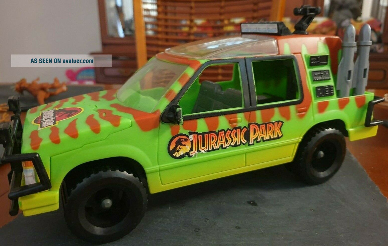 Rare KENNER Jurassic Park JUNGLE EXPLORER VEHICLE 1993 Dinosaur ...