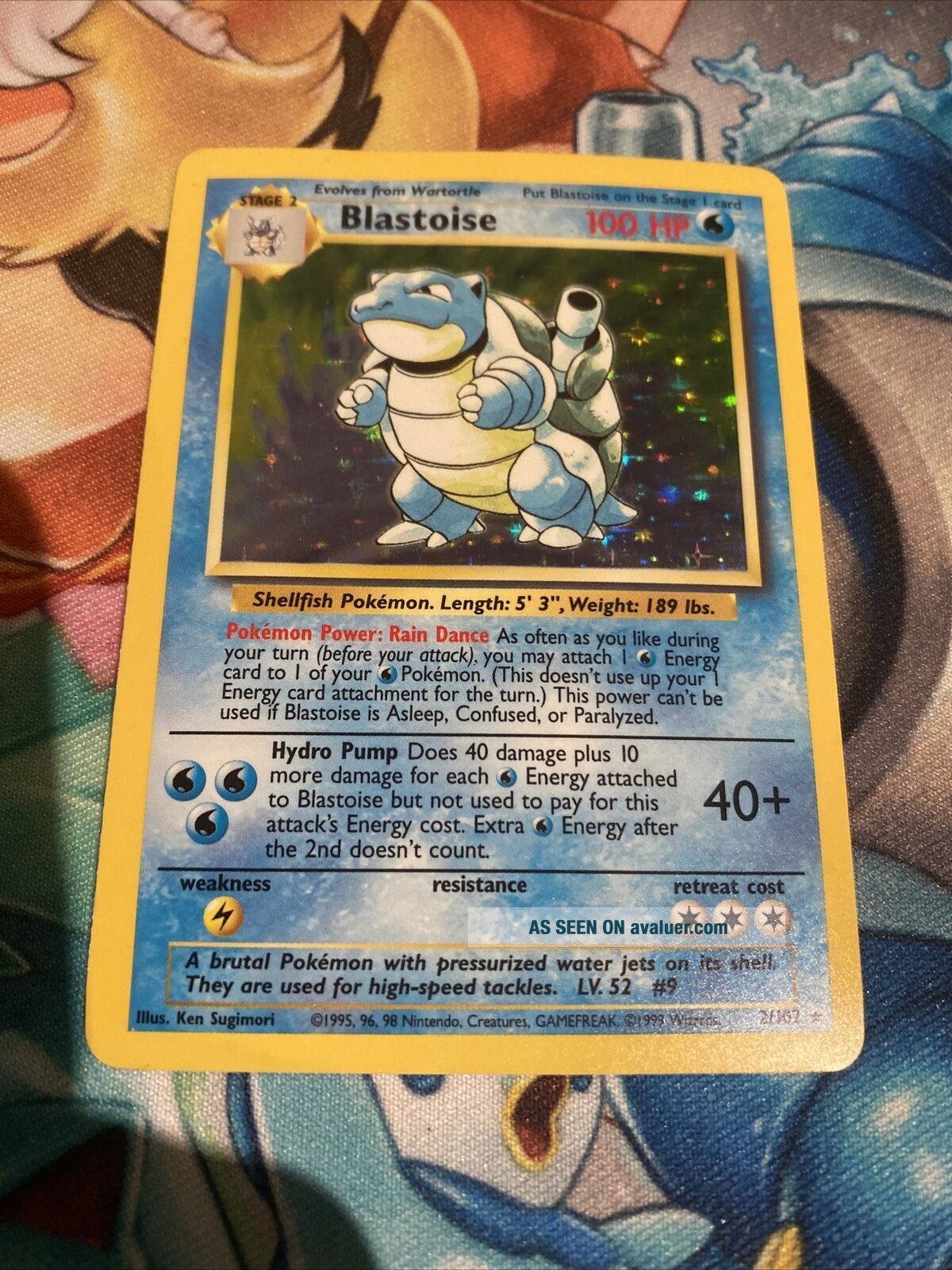 Pokemon Blastoise 2/102 Base Set Rare Holo But Has Damage | #58631867