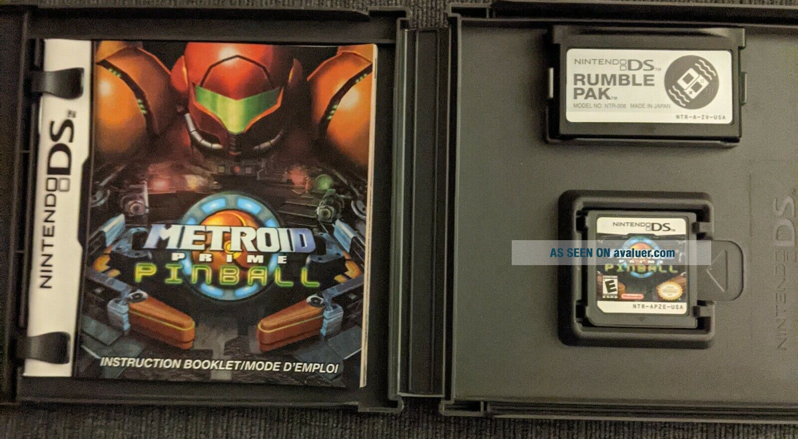 RARE Metroid Prime: Pinball (Nintendo DS, 2005) COMPLETE CIB | #58633078