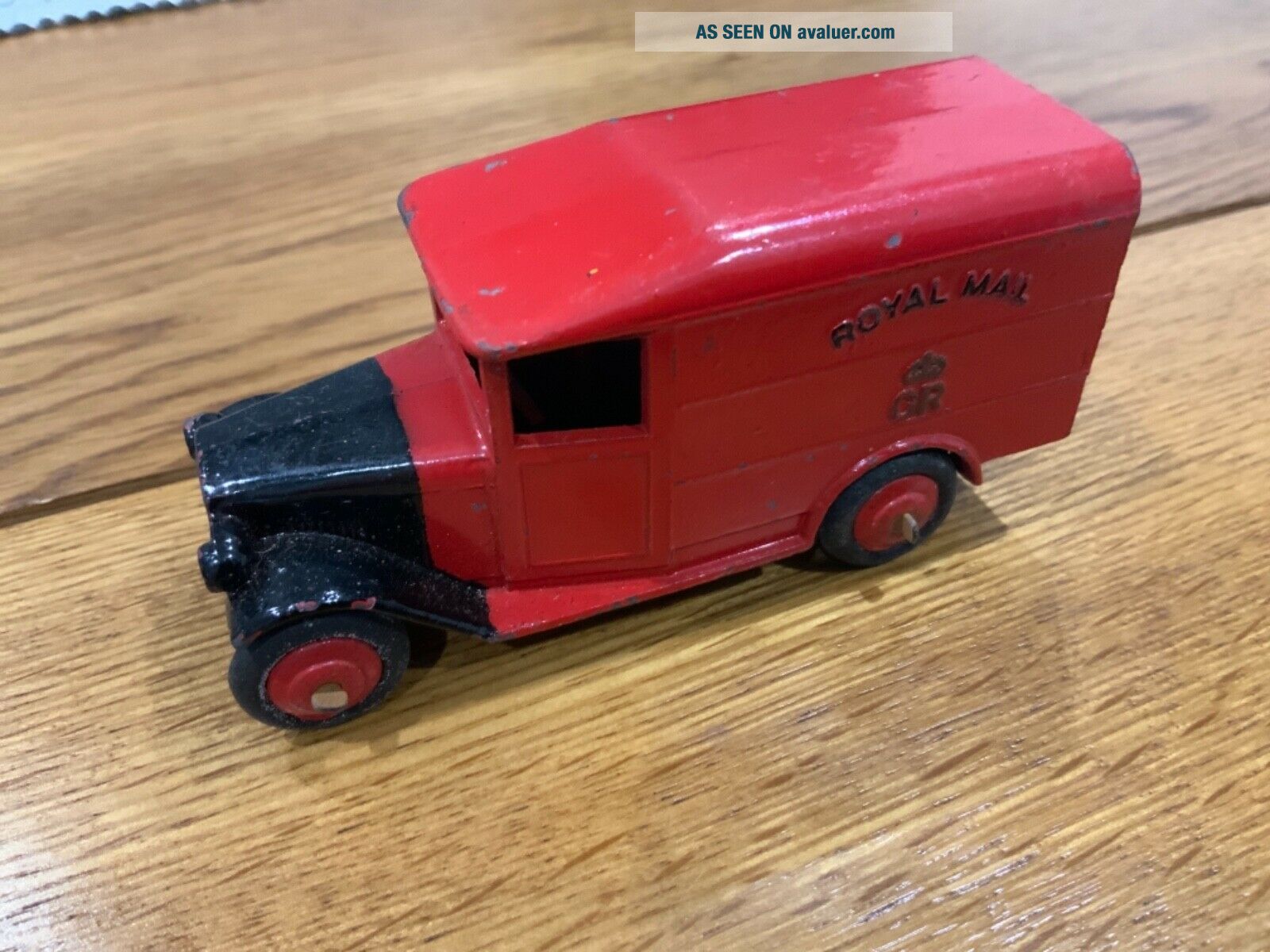Dinky Toys 34b Royal Mail Postal Van Rare Red Roof Version | #58633531