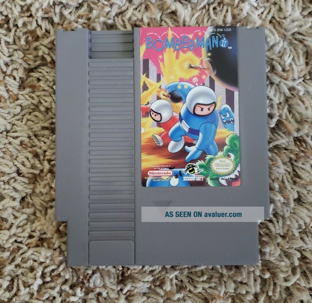 Bomberman II 2 NES Nintendo Entertainment System RARE Hudson Soft ...