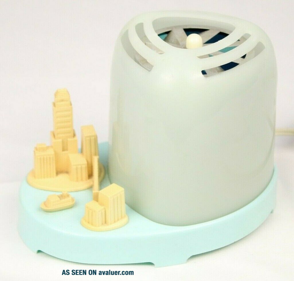 Rare Vintage Midori Illumy YORK CITY Skyline Motion Lamp 1980s Great ...