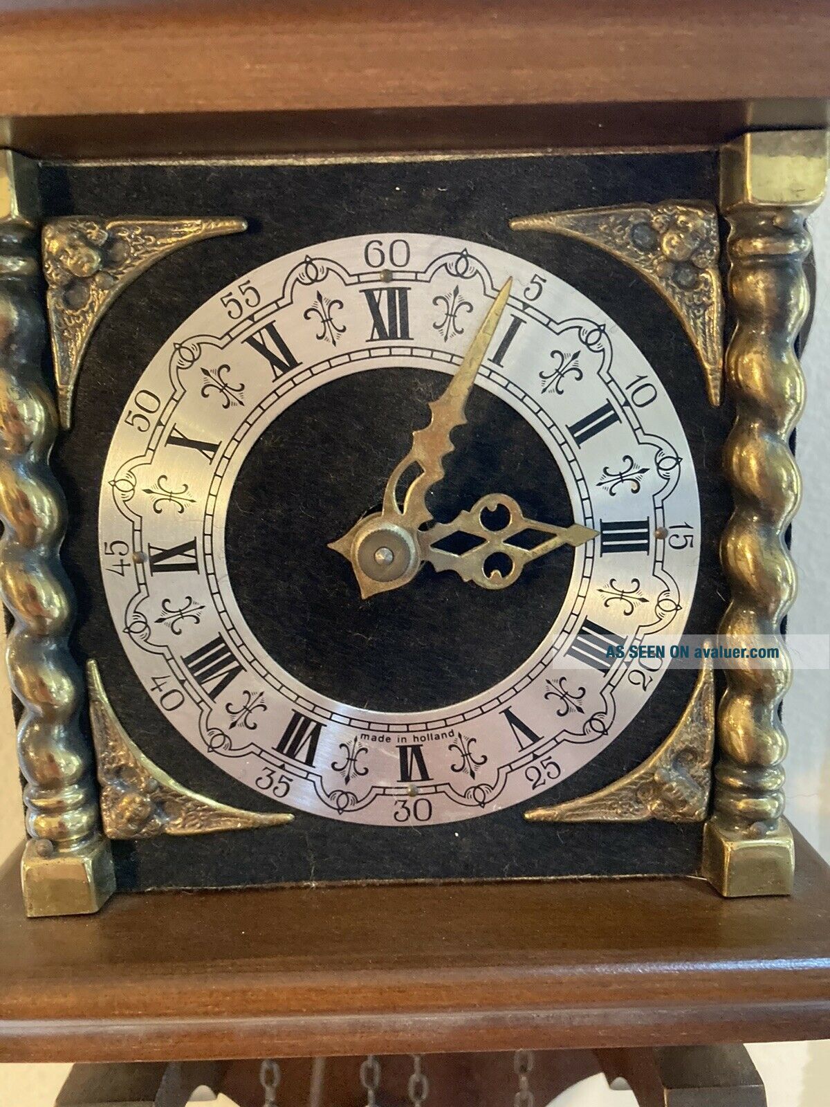 WARMINK ZAANSE FRANZ HERMLE WALL CLOCK NUELCK SYN SIN UNIQUE VTG RARE ...