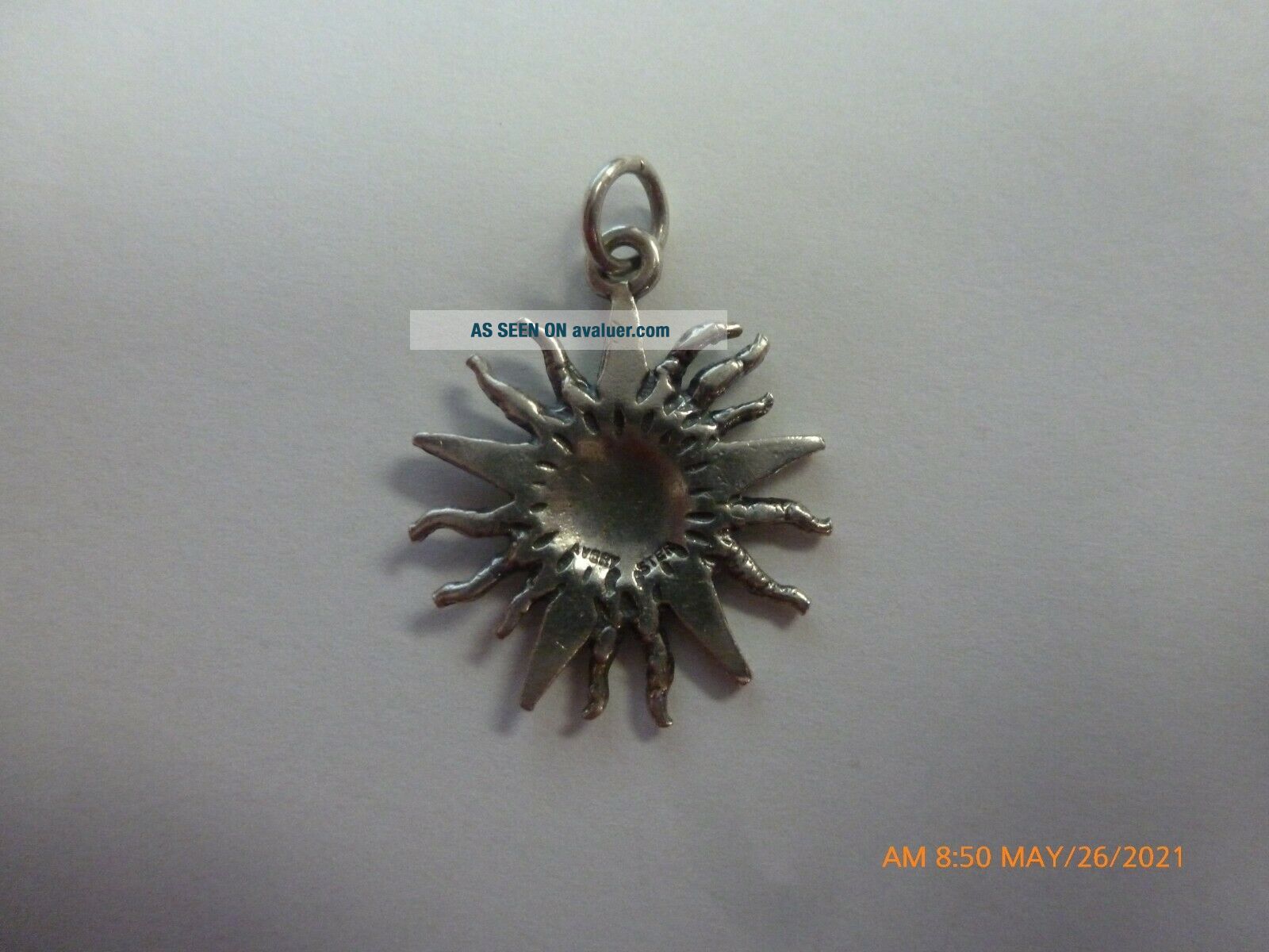 Rare James Avery Sunshine Charm Or Pendant Sterling Silver RETIRED ...