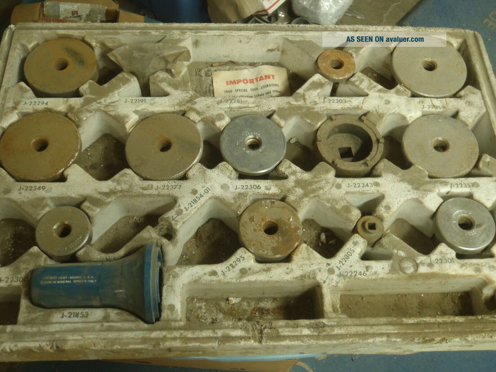 RARE KENT MOORE CHEVY DEALER TOOLS 1966 IMPALA SS CAPRICE OEM FACTORY ...