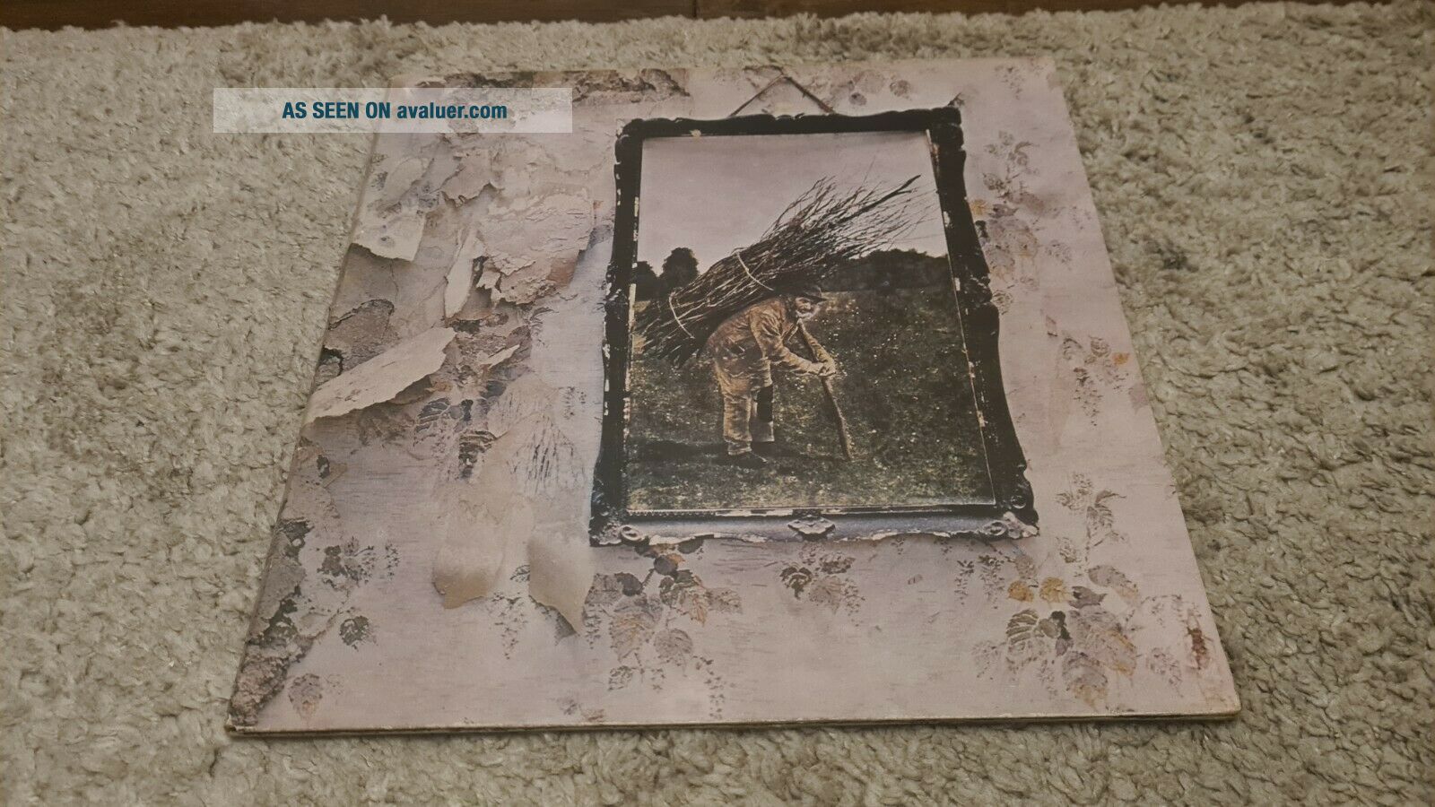 RARE VINYL LP LED ZEPPELIN FOUR SYMBOLS 1971 ATLANTIC 1st PRESSING 2401 ...