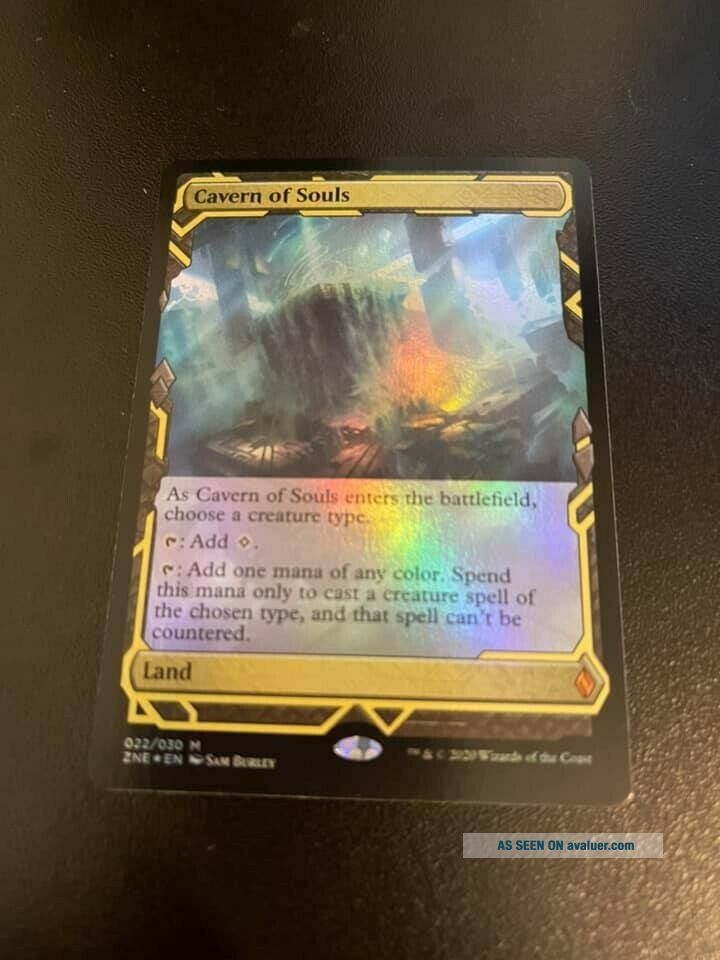 Cavern Of Souls FOIL Mythic Rare MTG Magic Zendikar Rising Expeditions ...